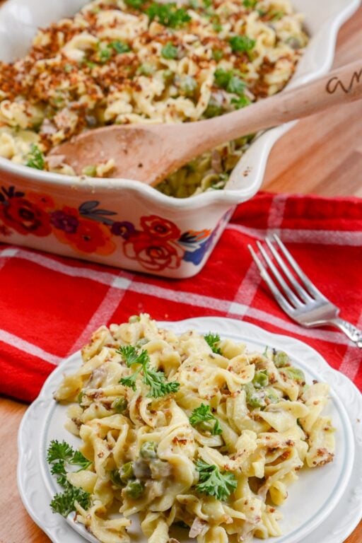 Instant Pot Cheesy Tuna Helper Casserole