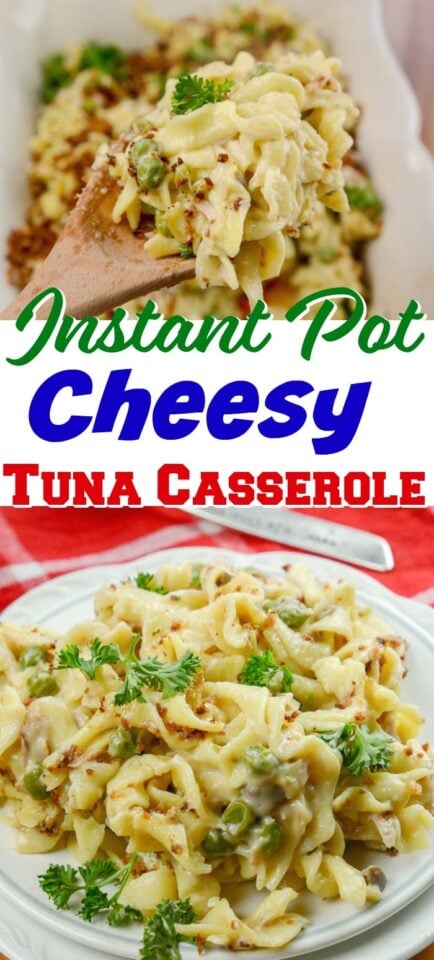 Instant Pot Cheesy Tuna Helper Casserole