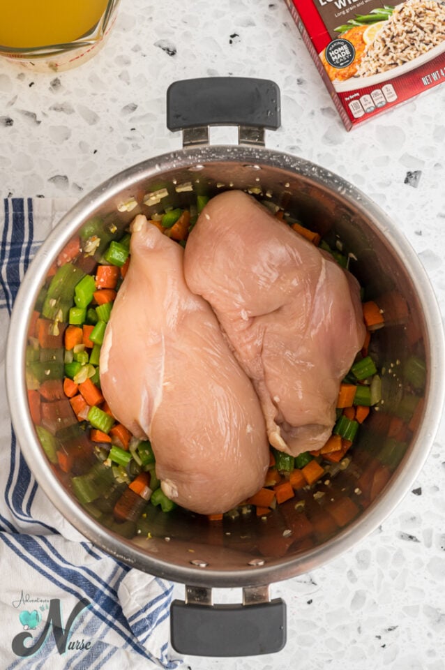 Panera's CopyCat Instant Pot Chicken Wild Rice Soup