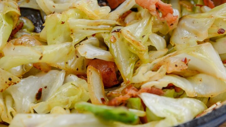 Southern Fried Cabbage and Bacon