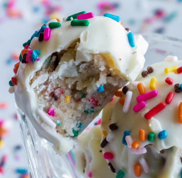 Easy Birthday Cake Bites - Adventures of a Nurse