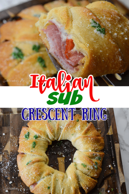 Italian Sub Crescent Ring - Adventures of a Nurse