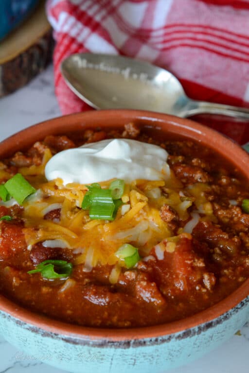 Dutch Oven Chili Recipe - Adventures of a Nurse
