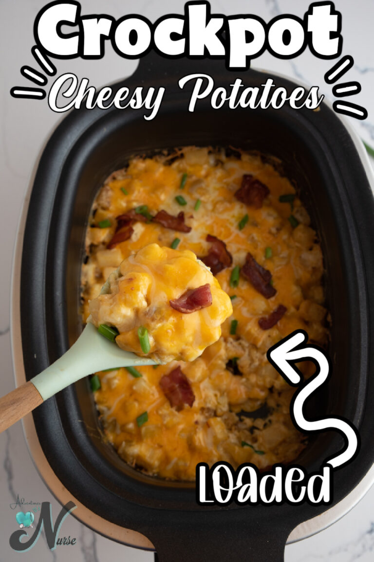 Crockpot Cheesy Potatoes - Adventures of a Nurse