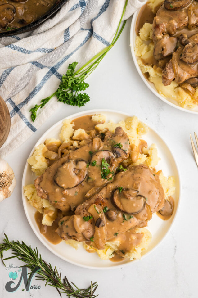 Smothered Pork Chops - Adventures of a Nurse