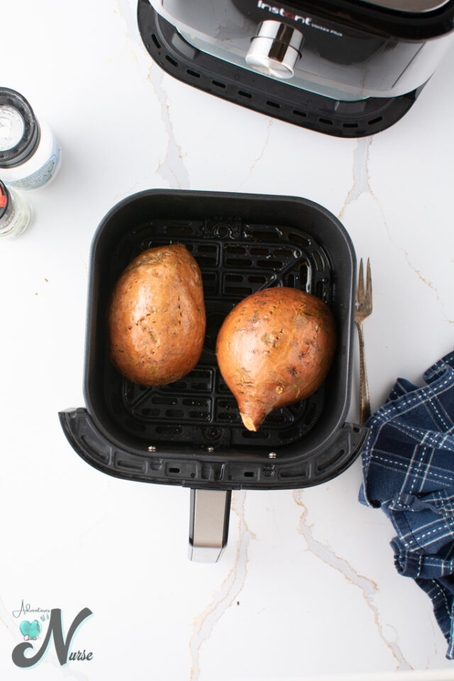 Air Fryer Sweet Potatoes - Adventures of a Nurse
