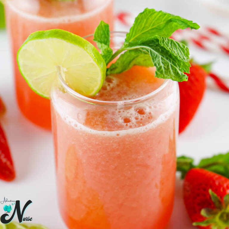 Strawberry Agua Fresca - Adventures of a Nurse