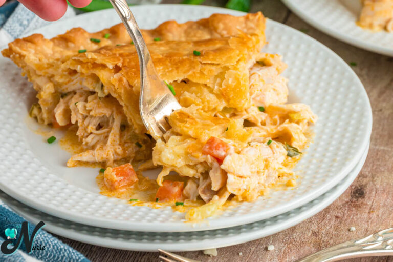 Best Buffalo Chicken Pot Pie - Adventures of a Nurse