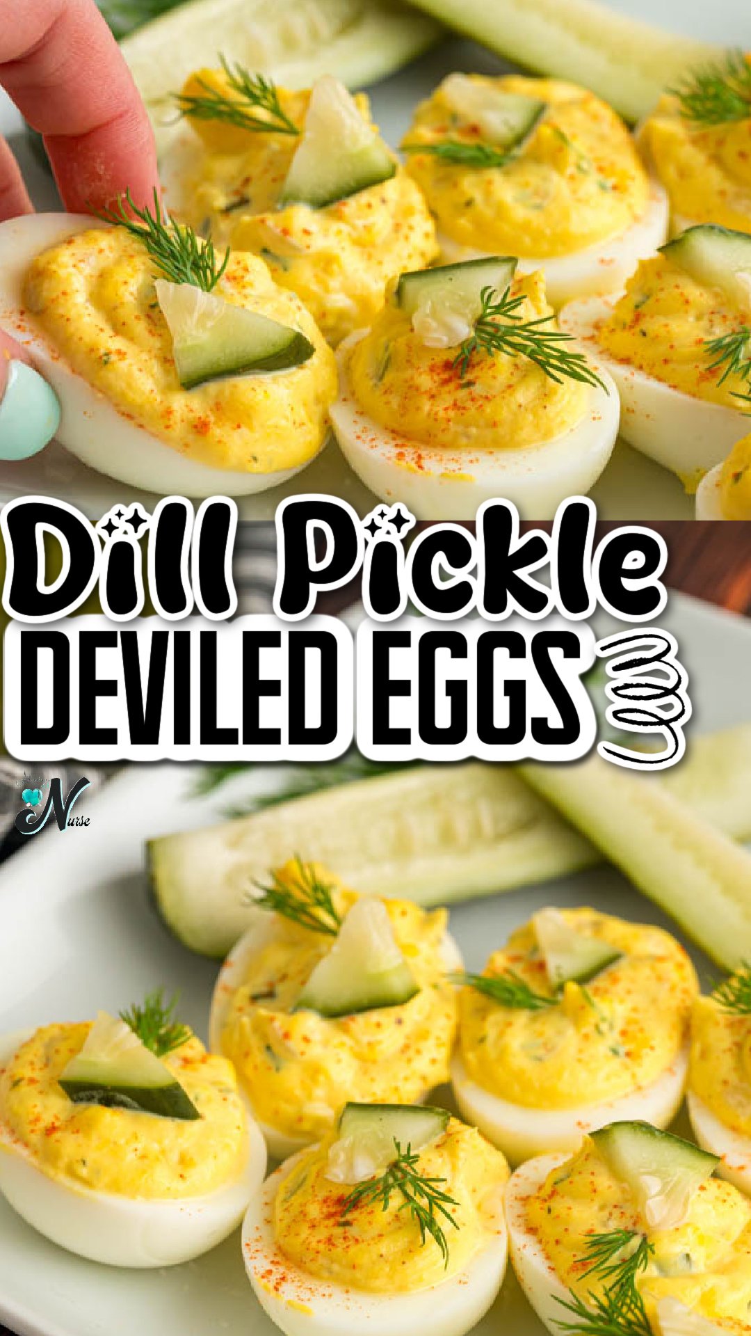 Deviled Eggs with Pickles - Adventures of a Nurse