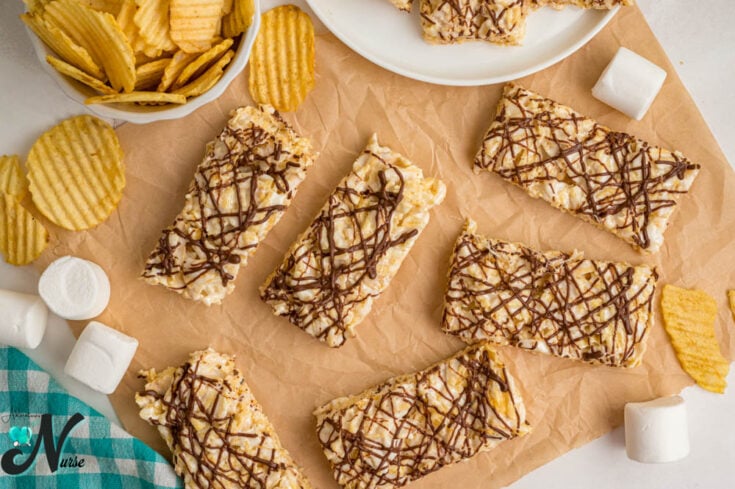 Potato Chip Rice Krispie Treats - Adventures of a Nurse