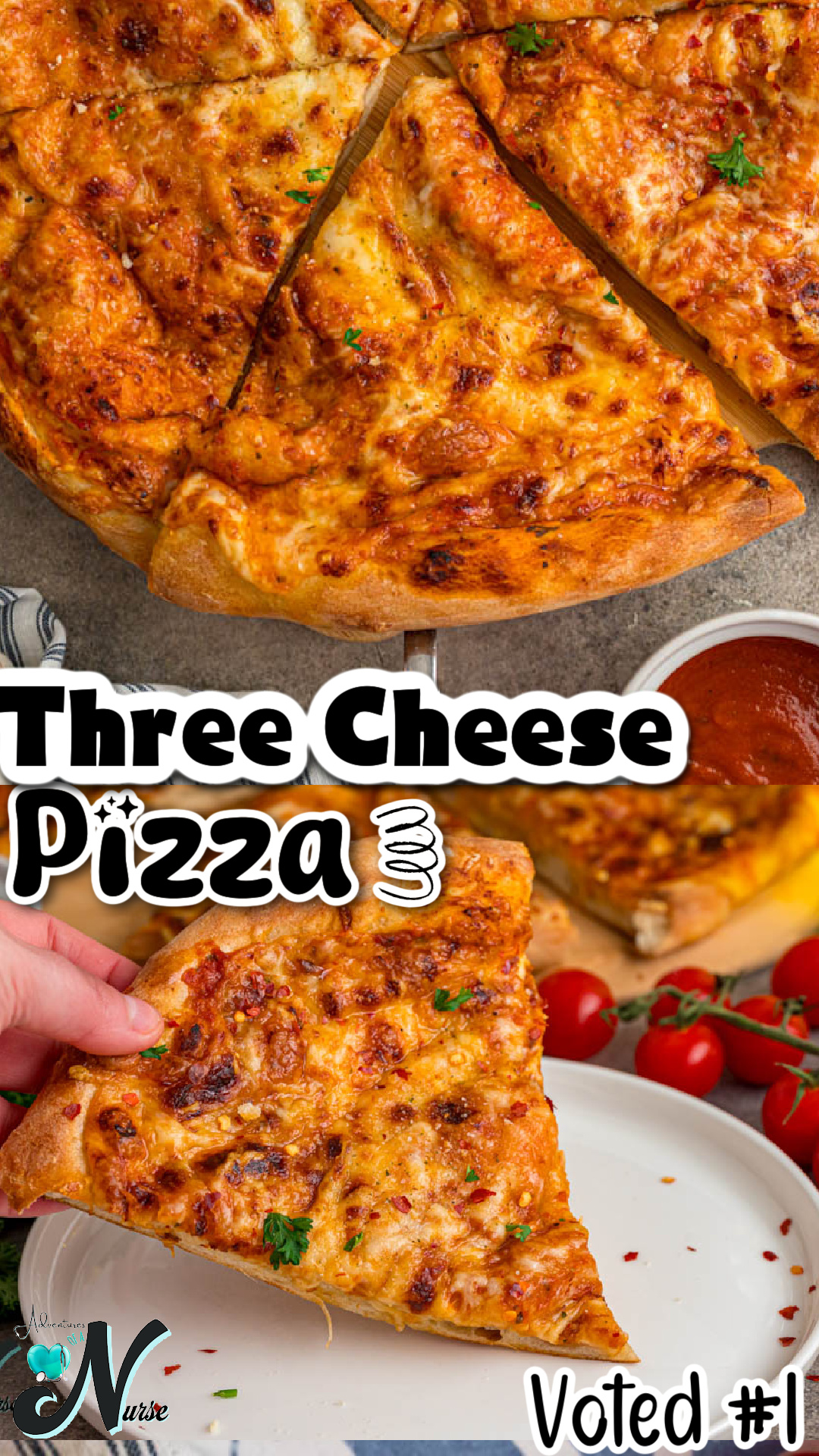 Three Cheese Pizza - Adventures of a Nurse